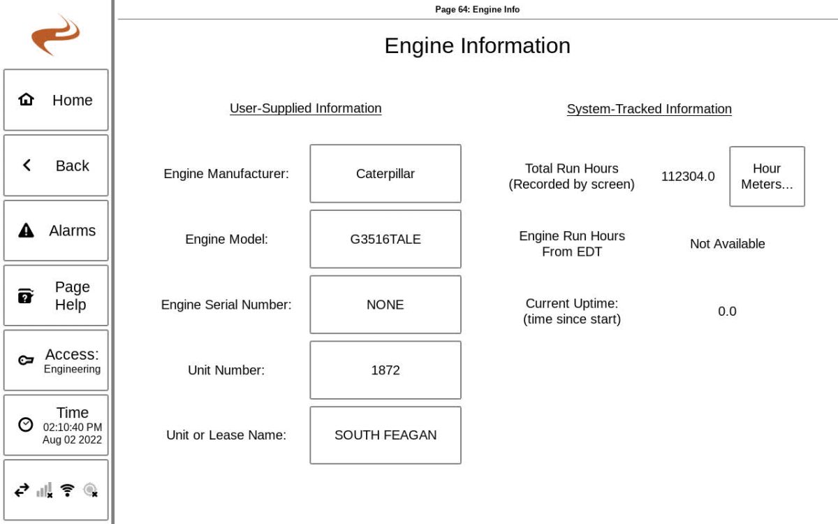DCT Information Pages - EMIT Controls
