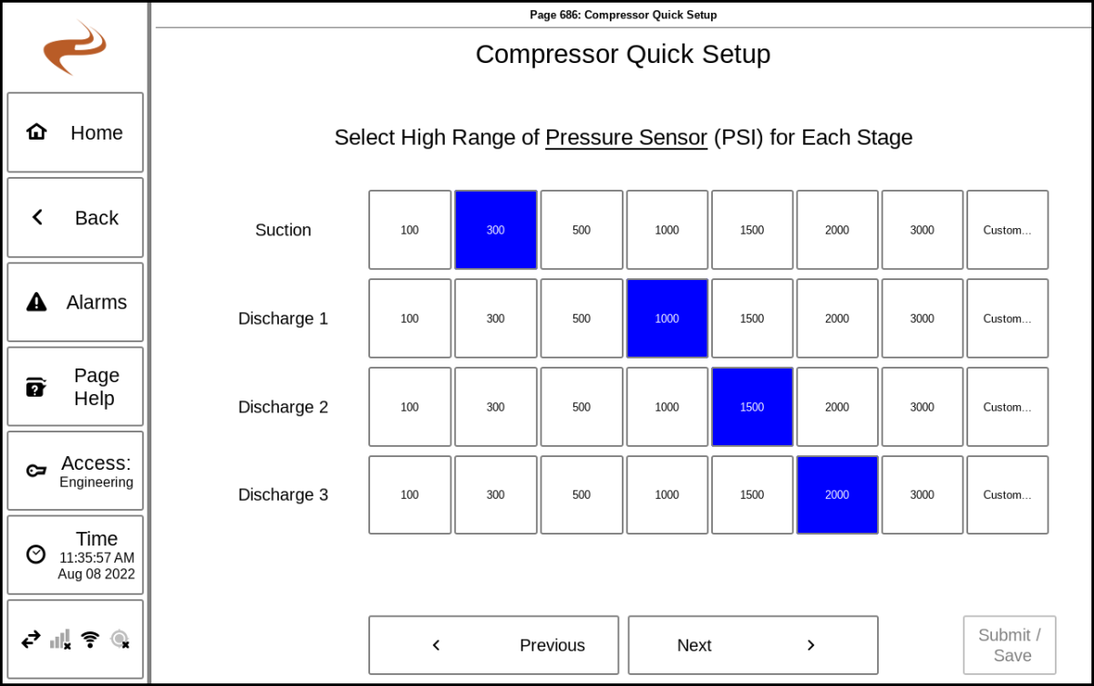 DCT System Settings or Utilities - EMIT Controls